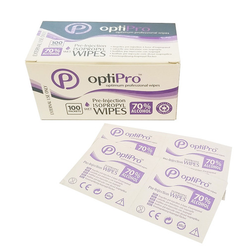 【善意長者用品專門店】OPTIPRO 70%消毒酒精紙 (獨立包裝) | 100片