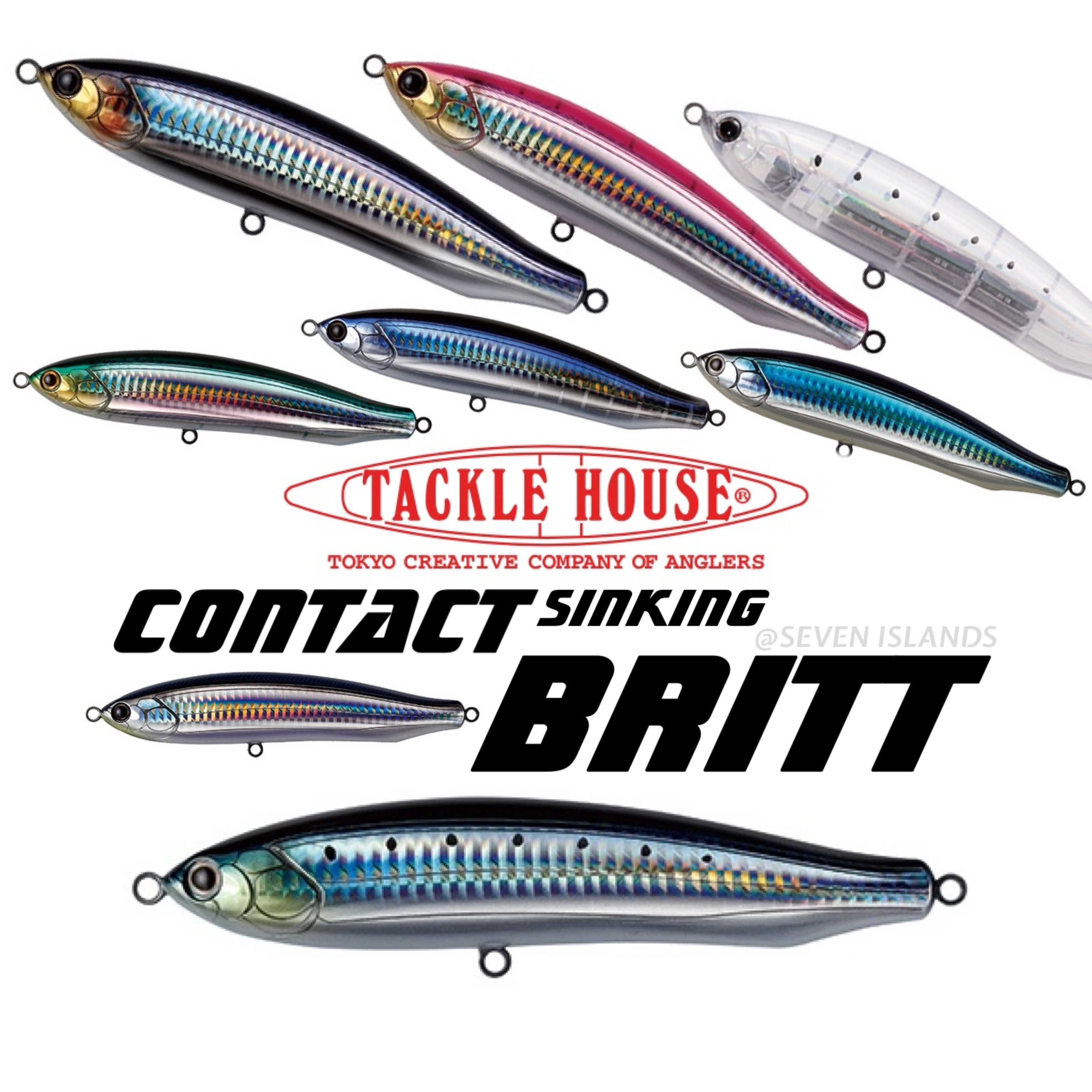 TACKLE HOUSE CONTACT BRITT SW SINKING LURE CBP170SW/CBP