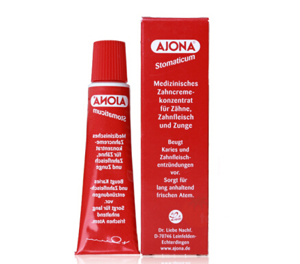 德國Ajona濃縮型抗菌抗炎牙膏｜四重護理配方｜牙齦炎症舒緩口氣清新
