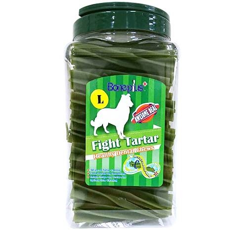 BONE PLUS 超效螺旋六星潔牙棒桶裝L號 1100G (8885005312424)