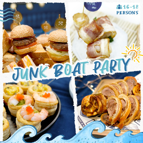 Junk Boat Party Set (For 16-18 Persons)｜Kama Delivery