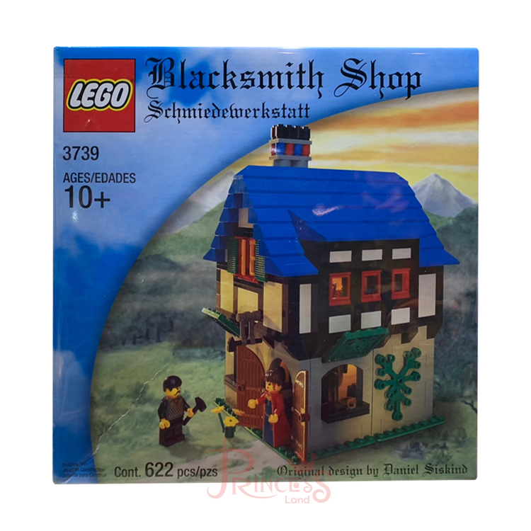 公主樂糕殿 LEGO 樂高 絕版 盒裝 2002年 3739 城堡系列 城堡 鐵匠鋪 武器