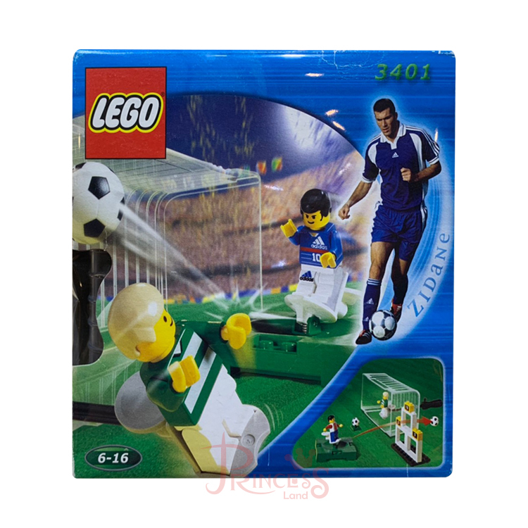 公主樂糕殿 LEGO 樂高 絕版 盒裝 2000年 3401 體育 足球 射門得分 法國國腳 席丹