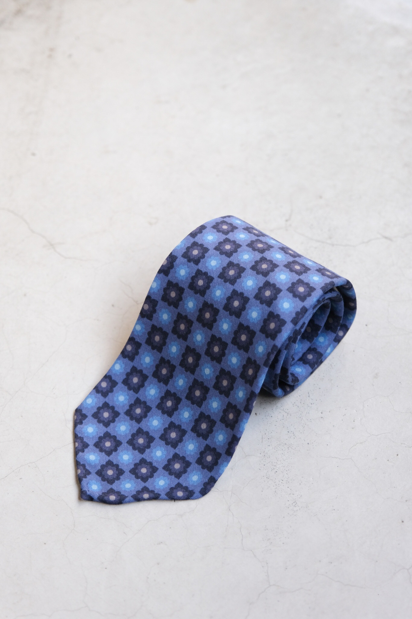 Spacca Neapolis Tie / flower-blue