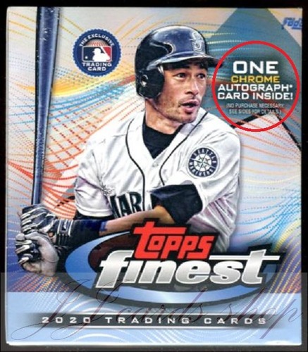 MLB 2020 Topps Finest 最佳系列 棒球卡 卡盒 ( 一大盒 = 兩小盒 = 2張簽名卡 )