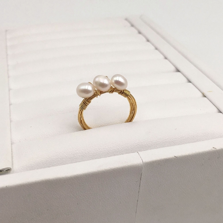 Pearl Ring Handmade