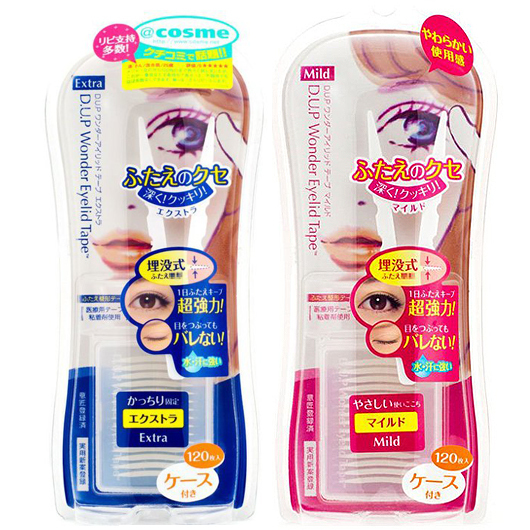 DUP Wonder Eyelid Tape 雙眼皮貼 雙面 160枚入 藍色 / 粉色