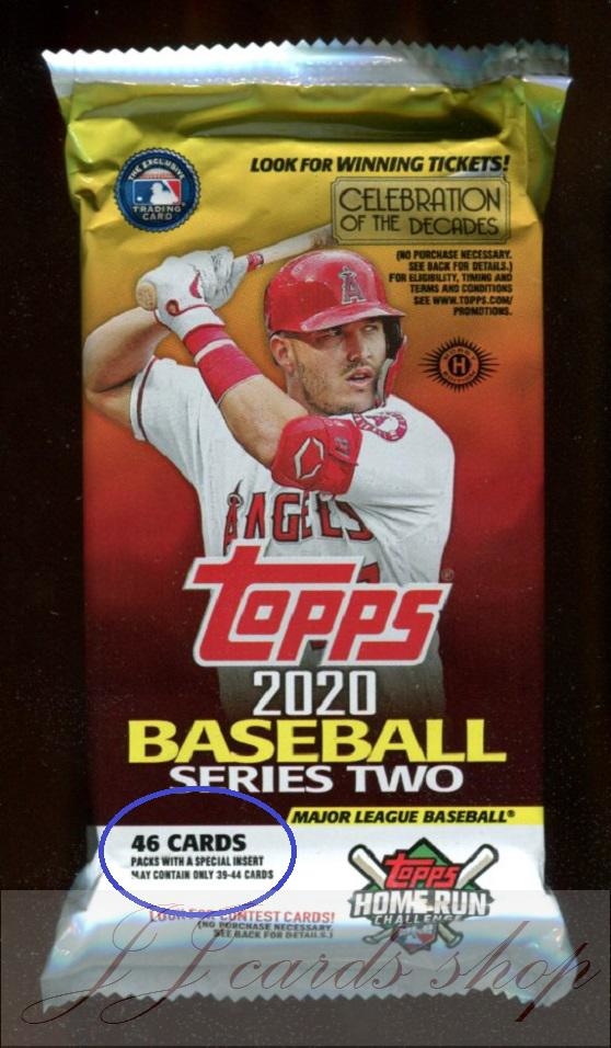 MLB 2020 Topps Series Two S2 JUMBO 正規 系列二 棒球卡 卡包
