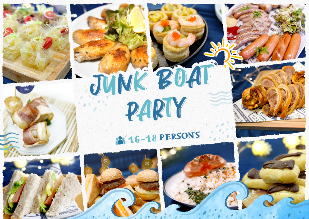 Junk Boat Party Set (For 16-18 Persons)｜Kama Delivery
