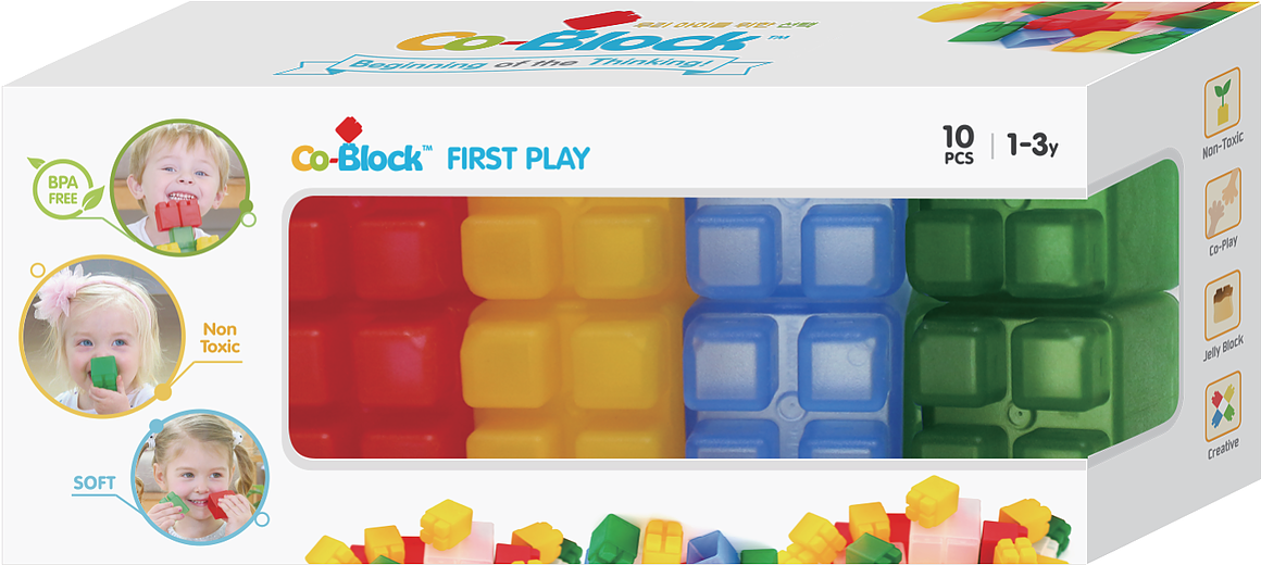 Co-Block 韓國製軟膠積木 First Play (10P)