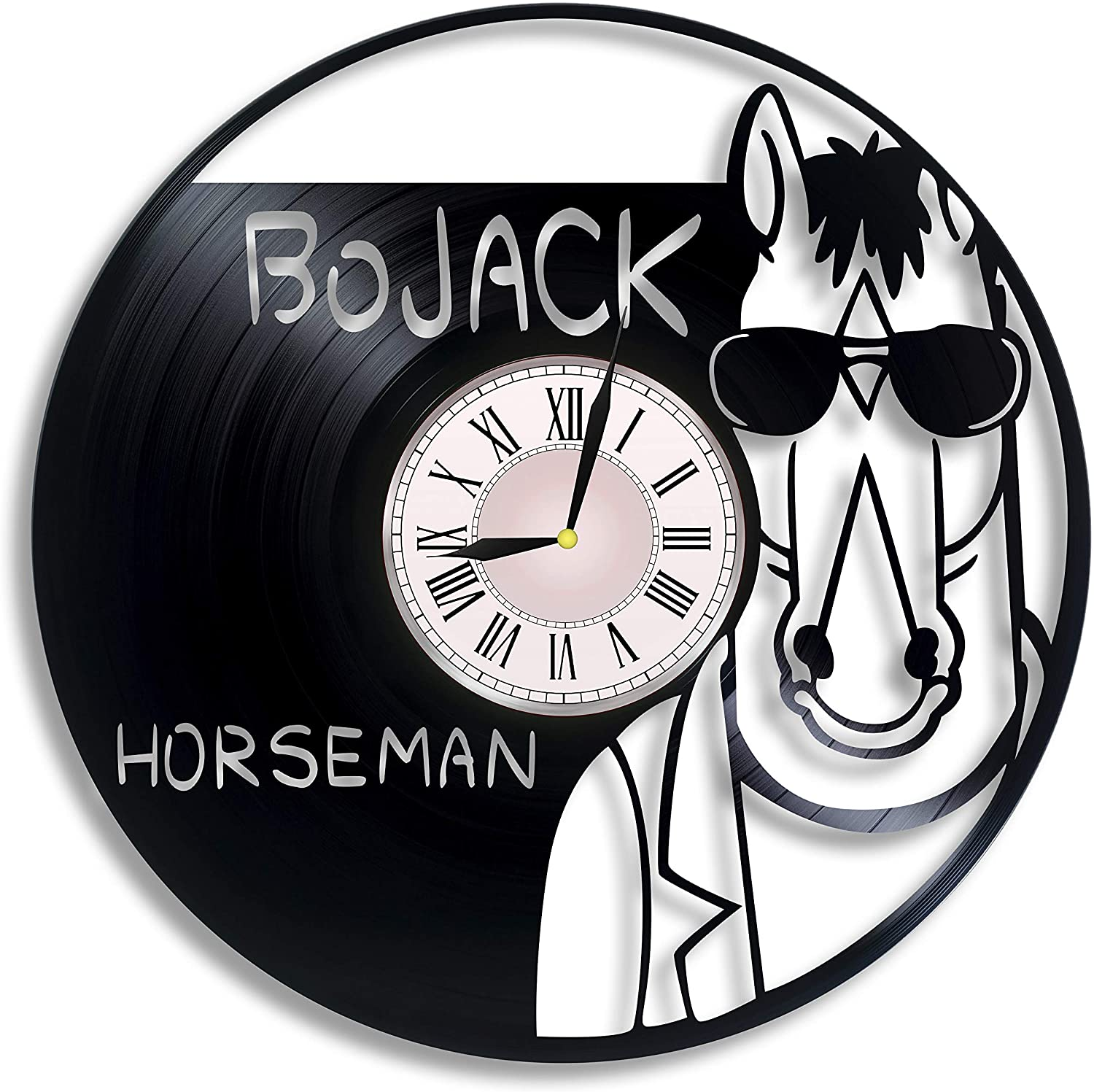 Bojack Horseman 馬男波傑克 黑膠造型裝飾掛鐘