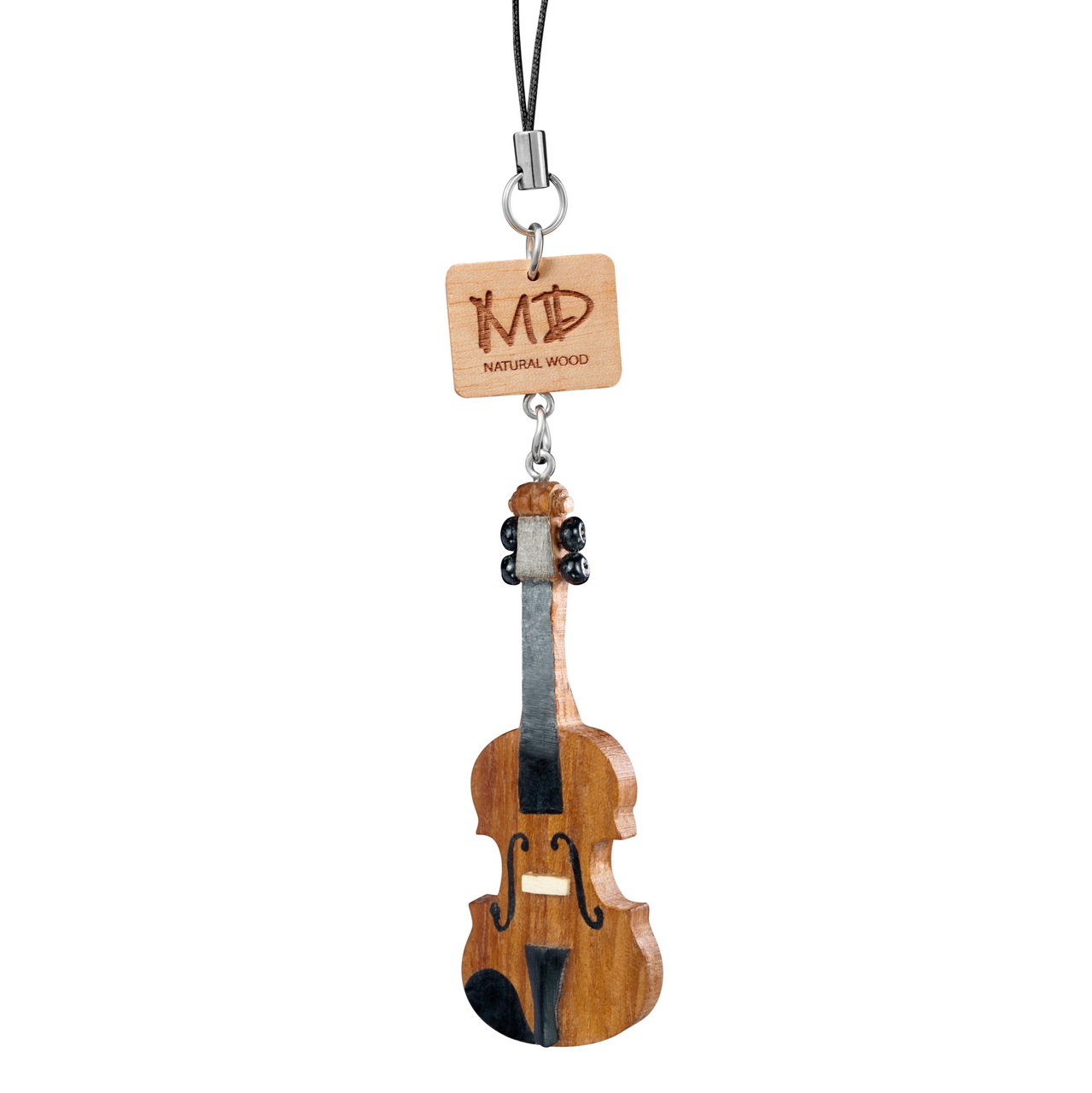 Violin 2D Dark Wood Handmade