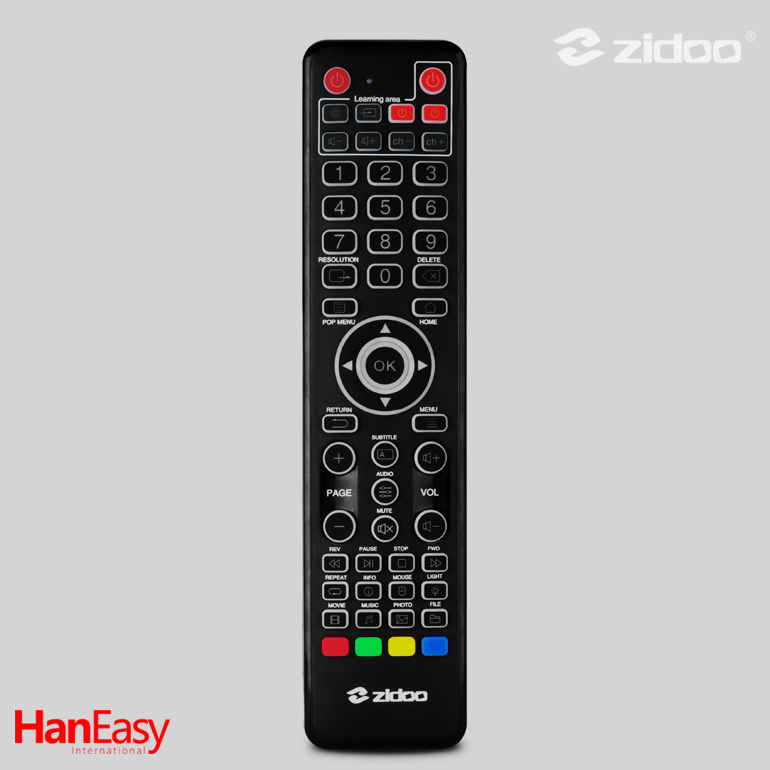 Zidoo Bluetooth remote control