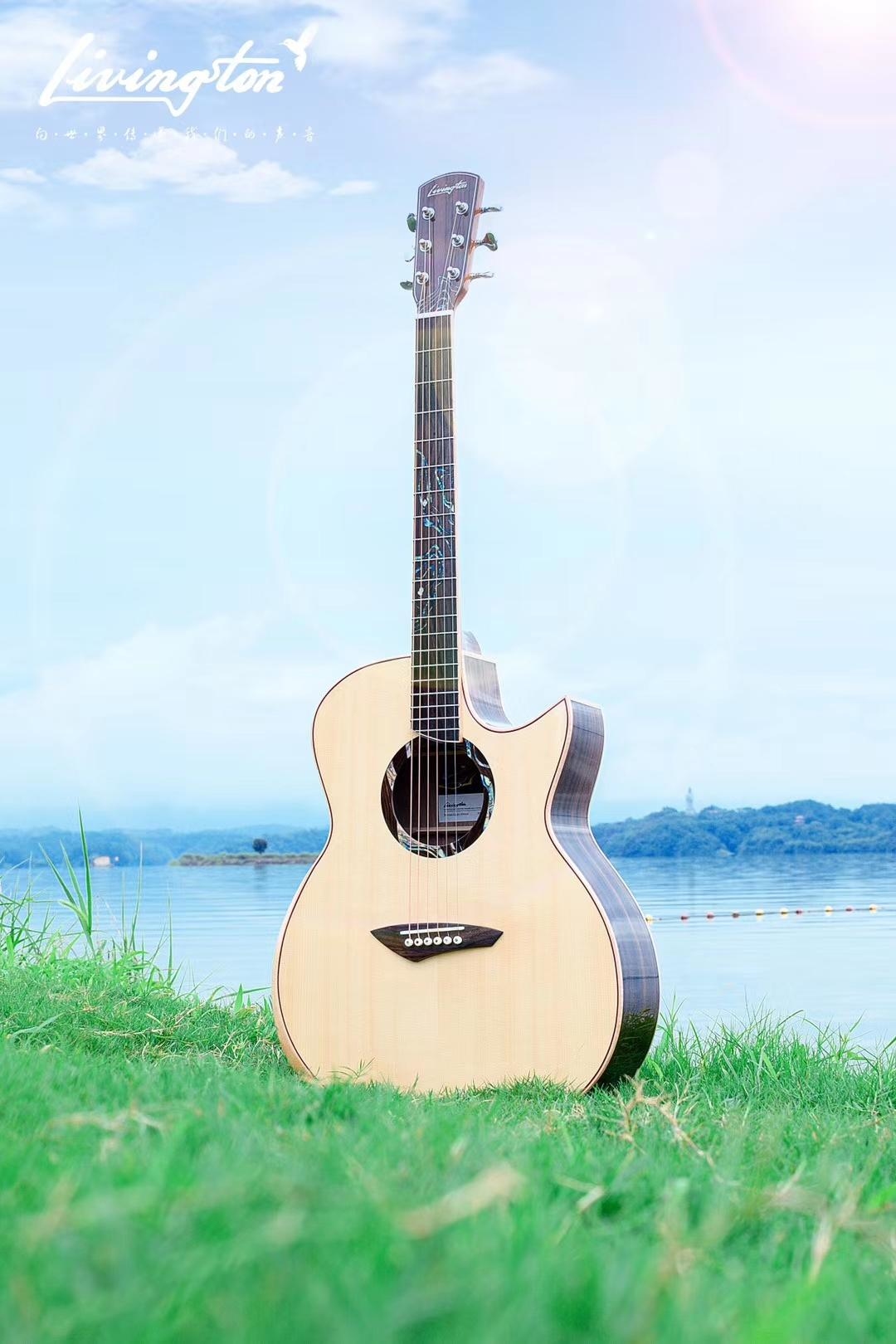 （限量款）Livingstone Guitar solid top rosewood 單板木結他