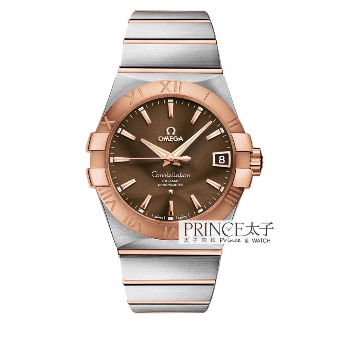 歐米伽星座38毫米同軸腕錶 123.20.38.21.13.001