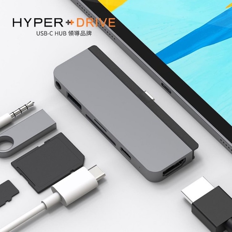 HYPERDRIVE ｜六合一 HUB｜USB-C Hub for iPad Pro
