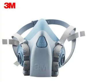 3M 7502 半面雙罐式防毒面具