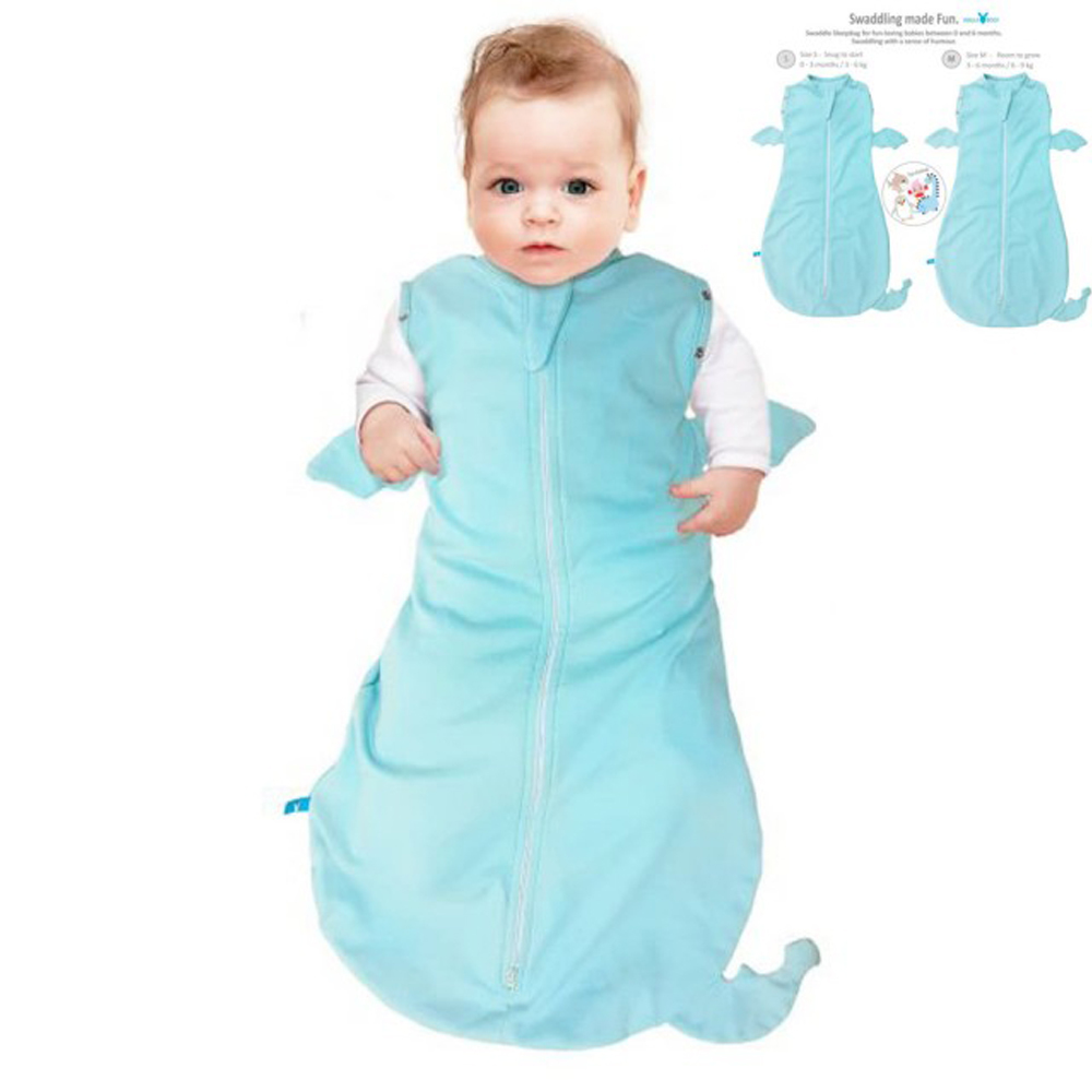 Wallaboo 2合1可愛動物包巾 小海龍