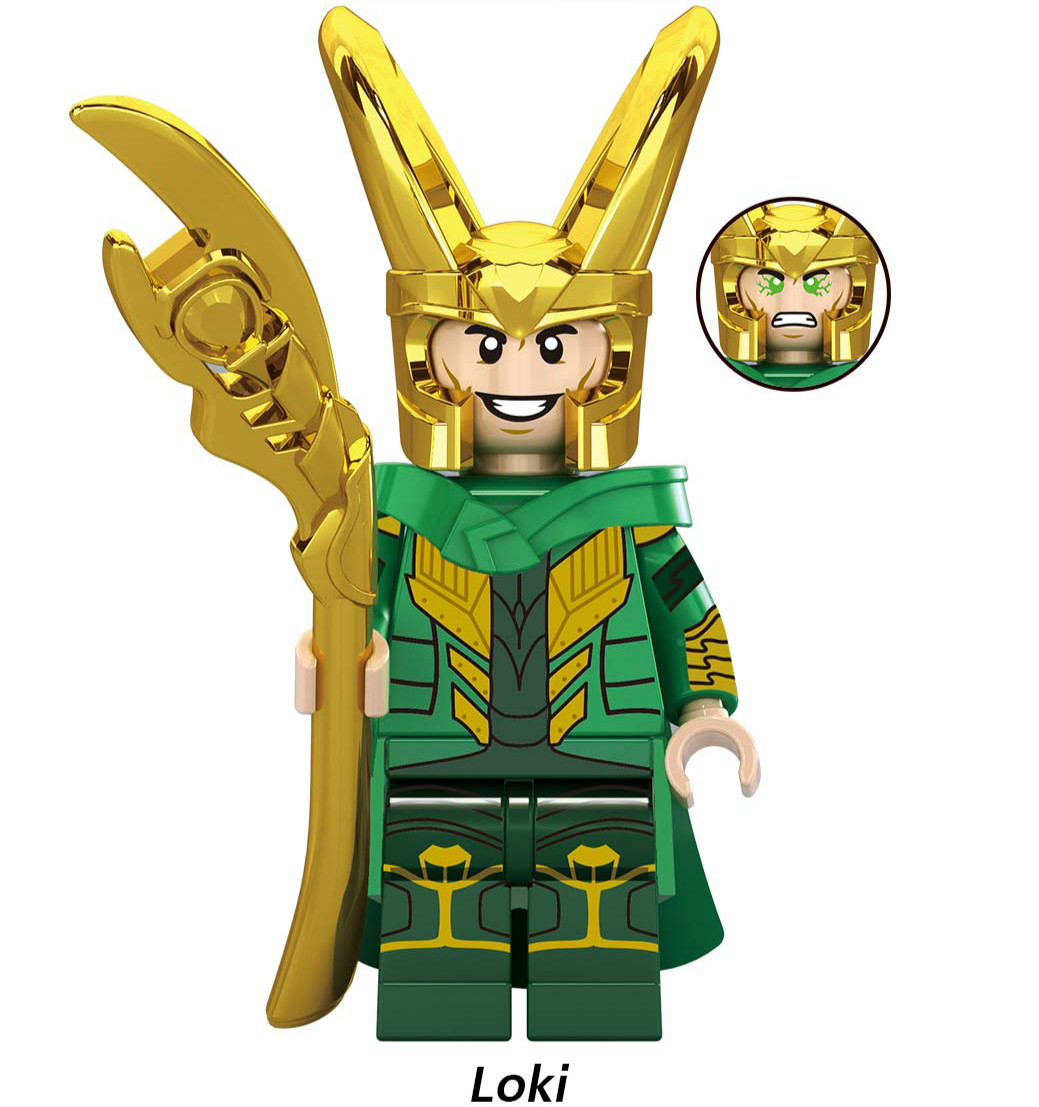 Loki Thor Avengers Custom Minifigs Minifigures