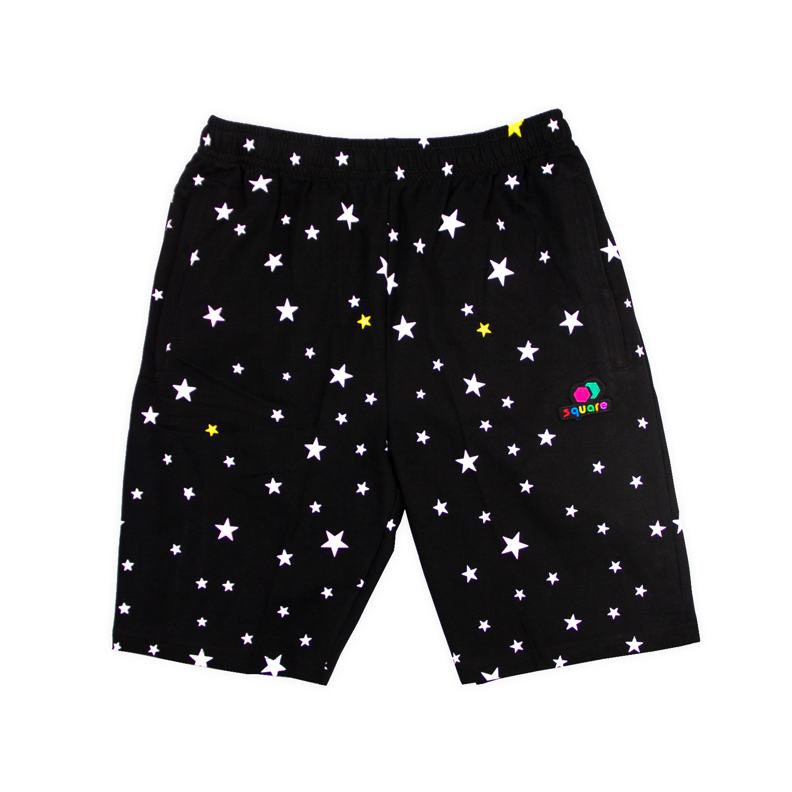 square stars shorts 黑色