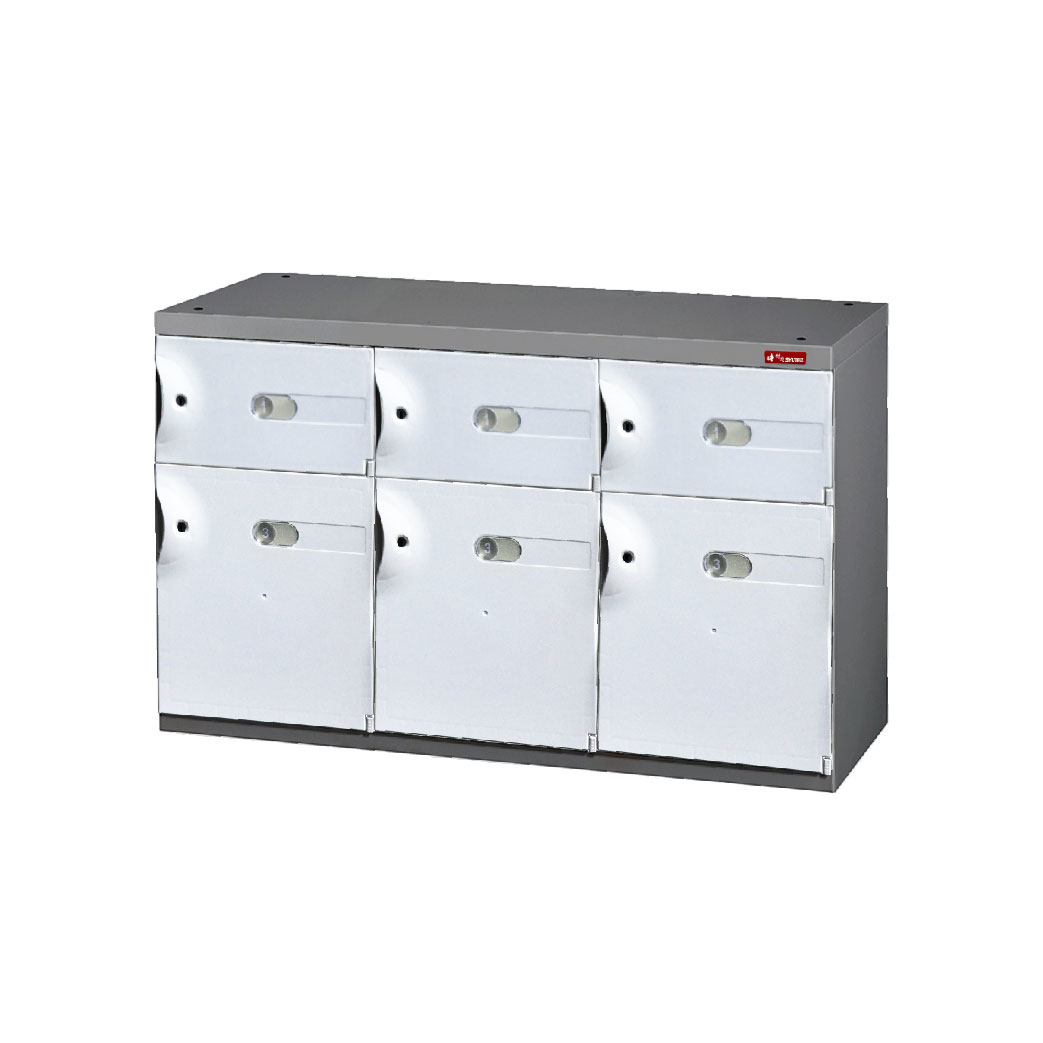 樹德｜SC風格置物櫃 3小格+3大格scm3-3m3s