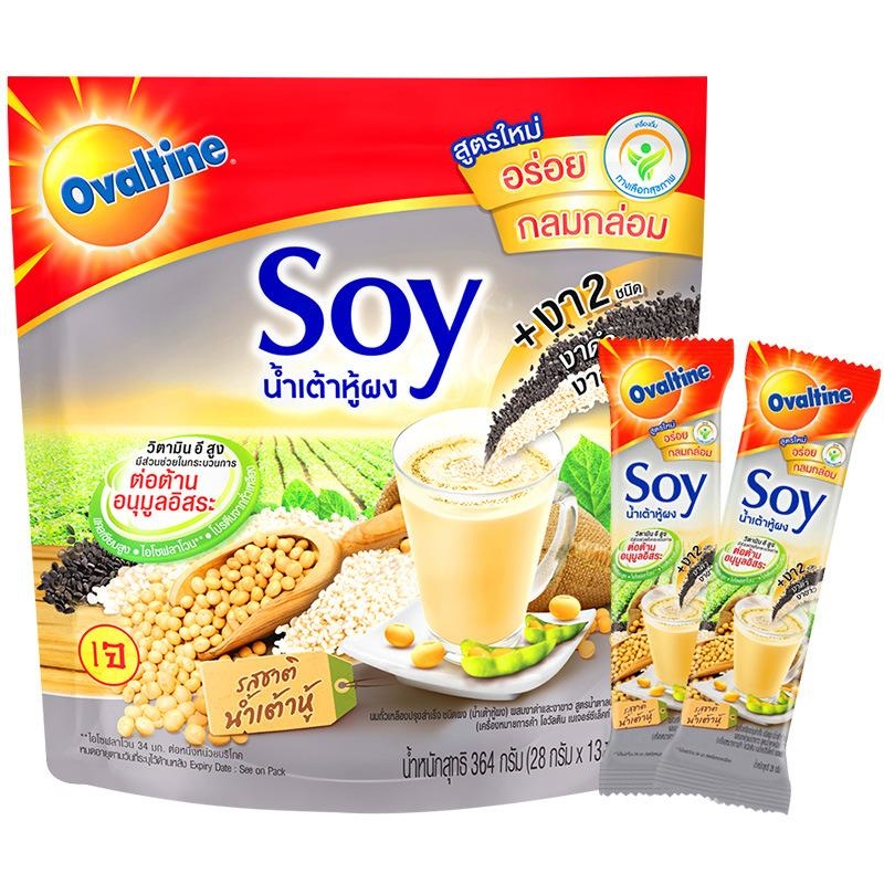 泰國進口 阿華田SOY 速溶豆漿粉364g 速溶飲料奶茶咖啡