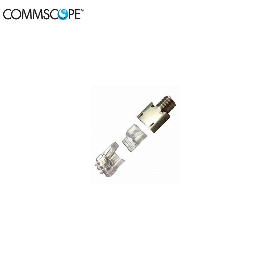 COMMSCOPE Cat.6 RJ45 Modular Plug, Unshielded (100 p...