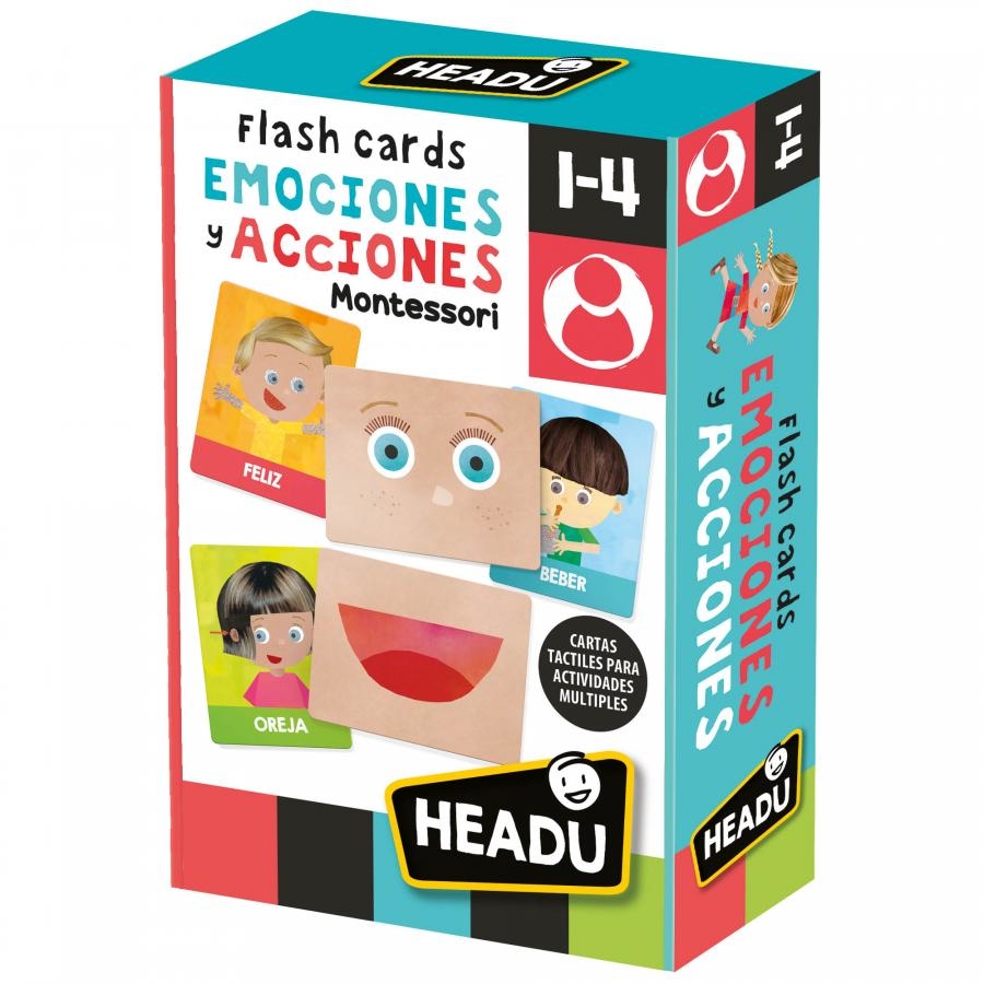 Flashcards Montessori Emociones y Acciones