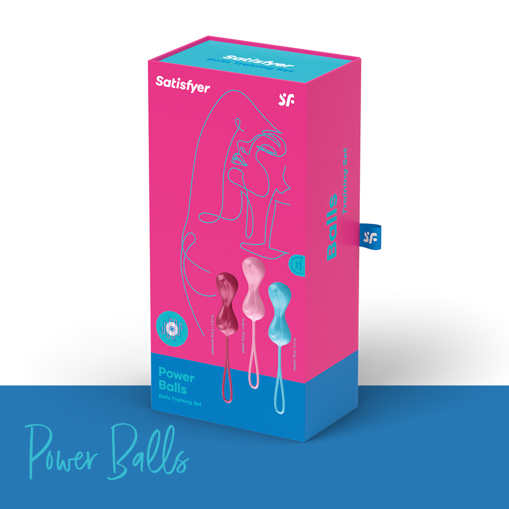 德國Satisfyer Power Balls滾動聰明球 (3入)(粉色)