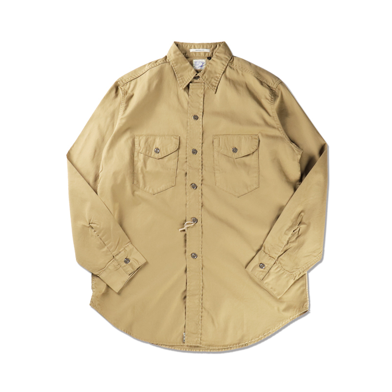 orSlow Utility Work Shirt Khaki