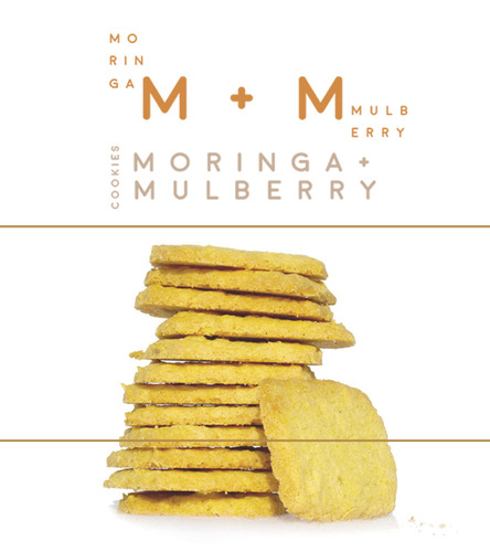 Moringa + Mulberry Cookies