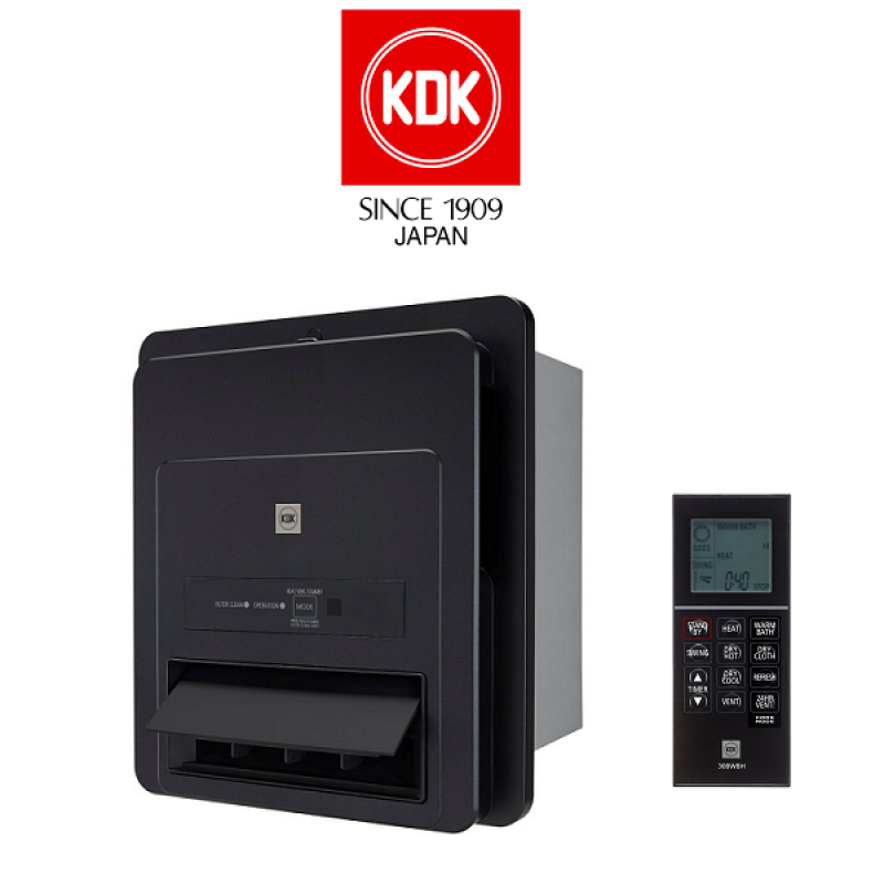 KDK 30BWBH/H 窗口式智能浴室寶(炫灰色)(香港行貨) 暉柏 Sun Rich 家庭電器