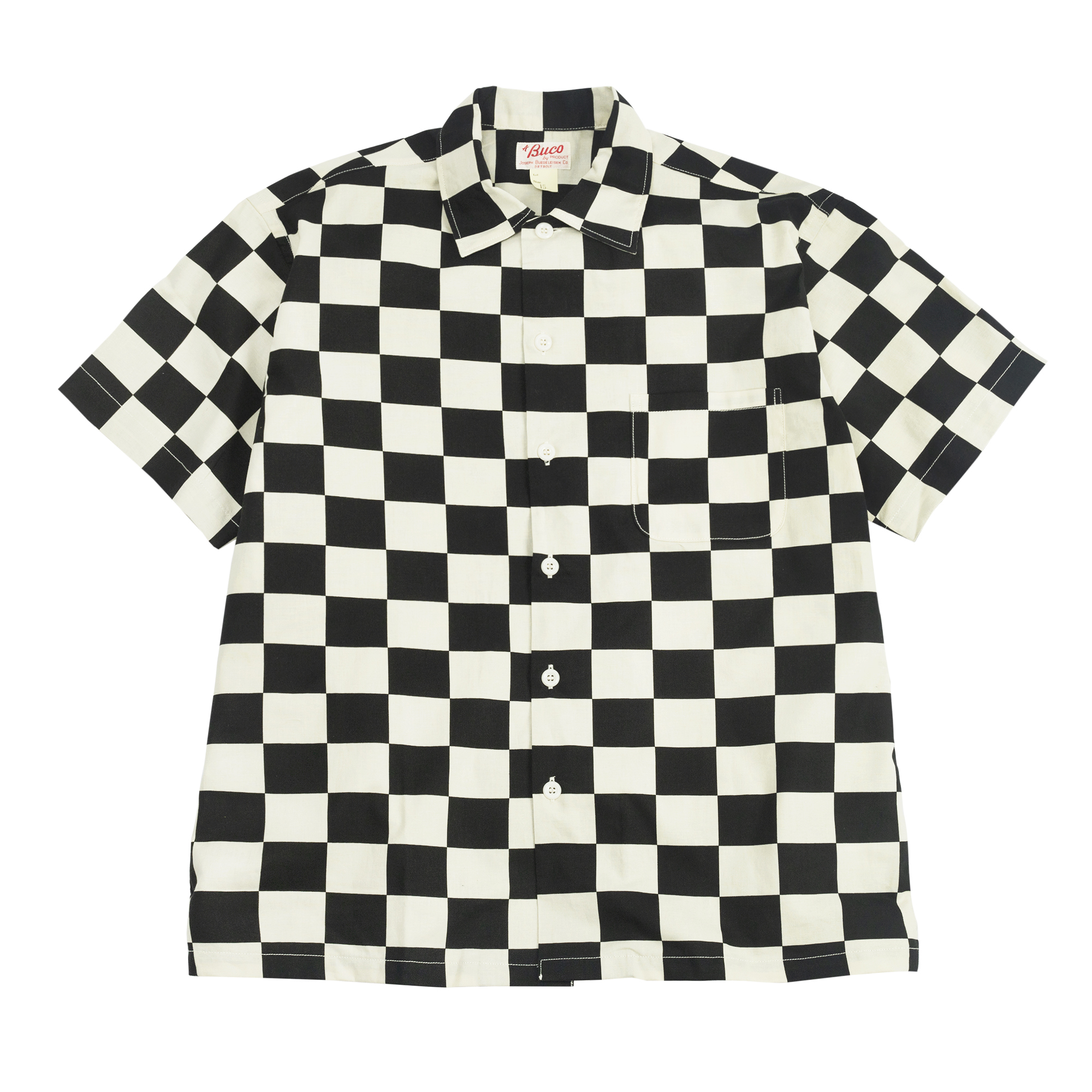 The Real McCoy's - Buco Checkered Pattern Shirt S/S