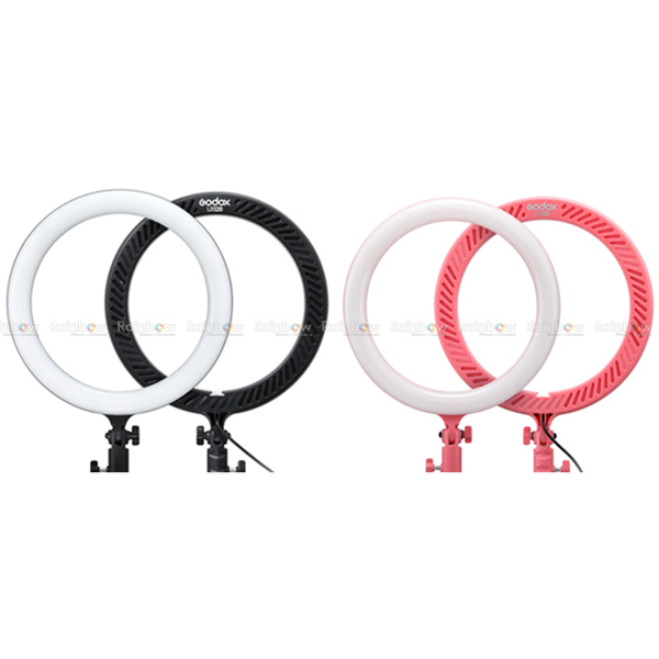 Godox 神牛 LR120 LED 雙色環形燈 粉紅 黑色 - Rainbow Store Camera
