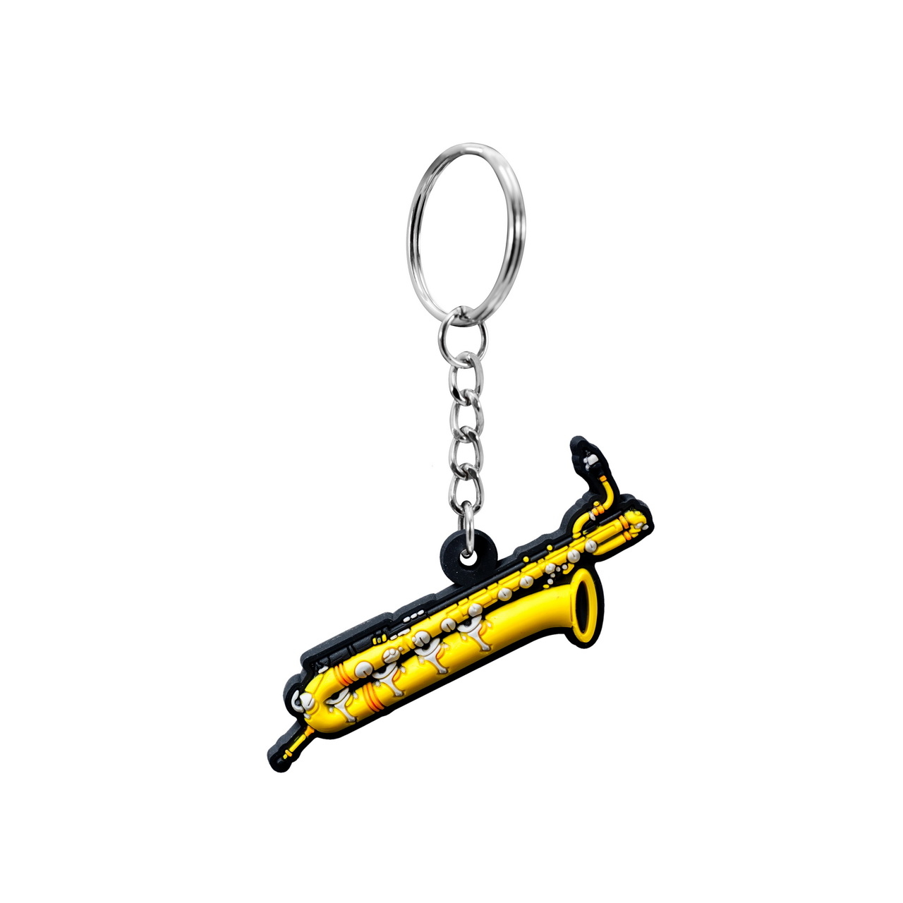 Bariton Saxophone 2D Music Key Chain