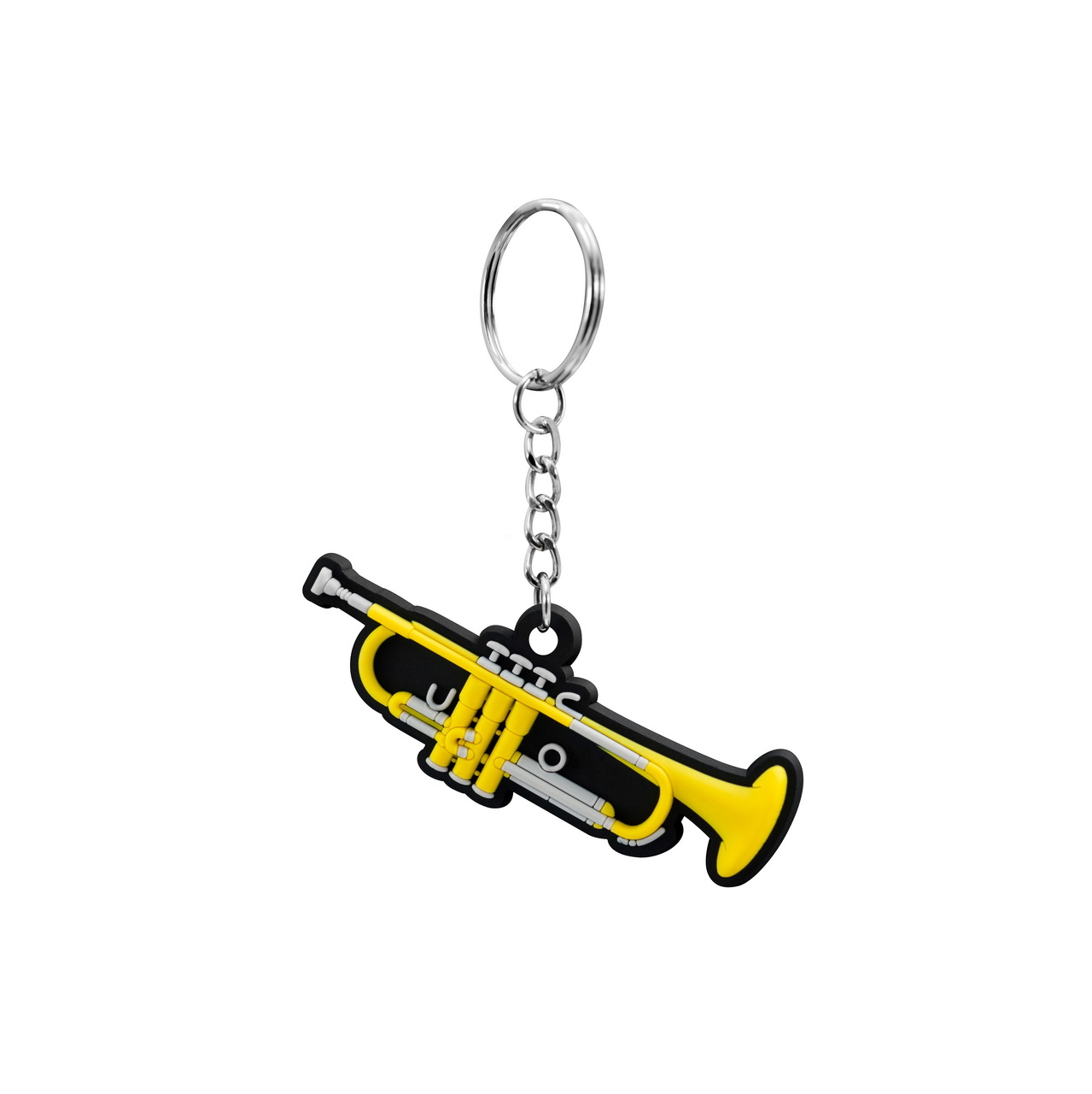 Trumpet 2D Music Key Chain
