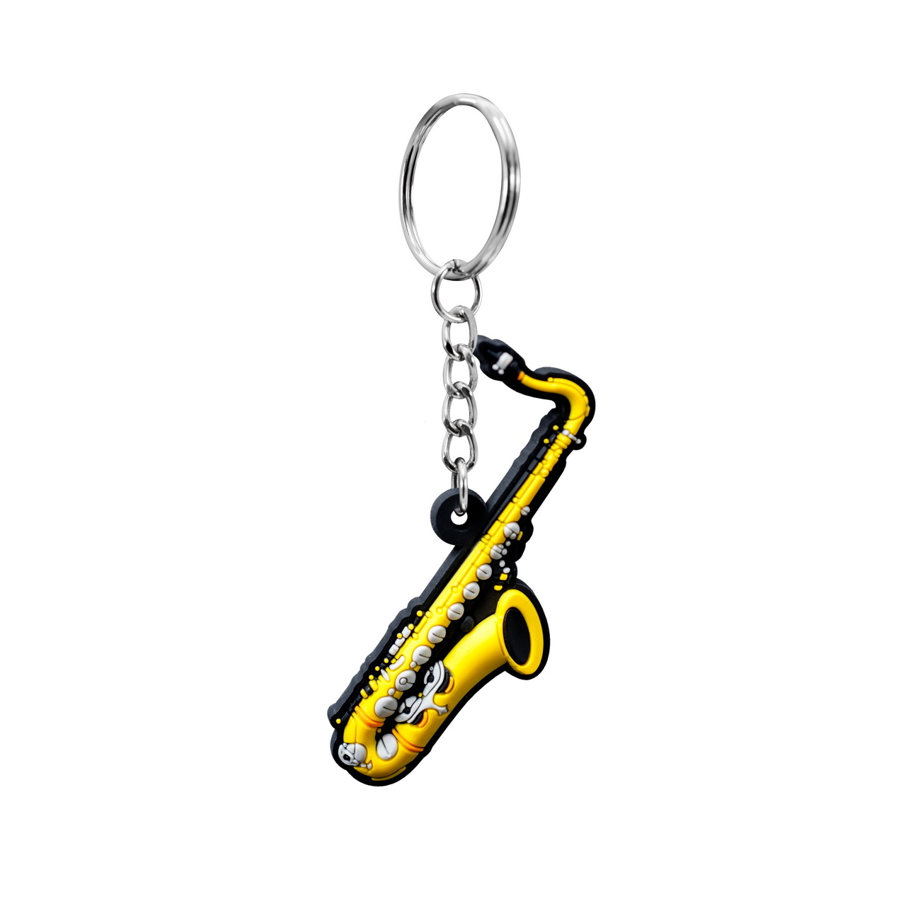 Tenor Saxophone 2D Music Key Chain