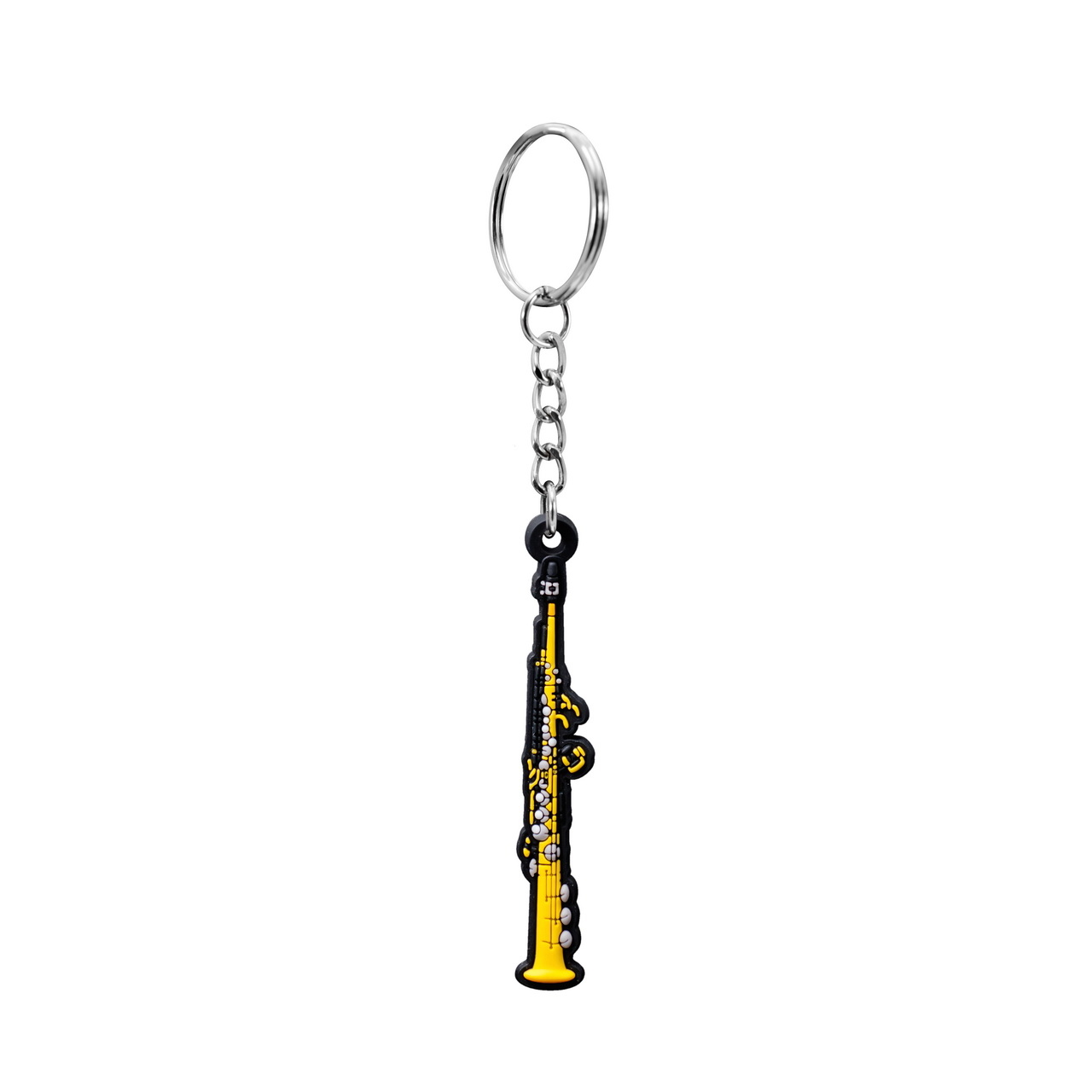 Soprano Saxophone 2D Music Key Chain
