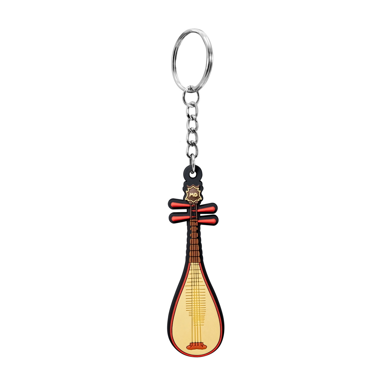 Pipa 2D Music Key Chain