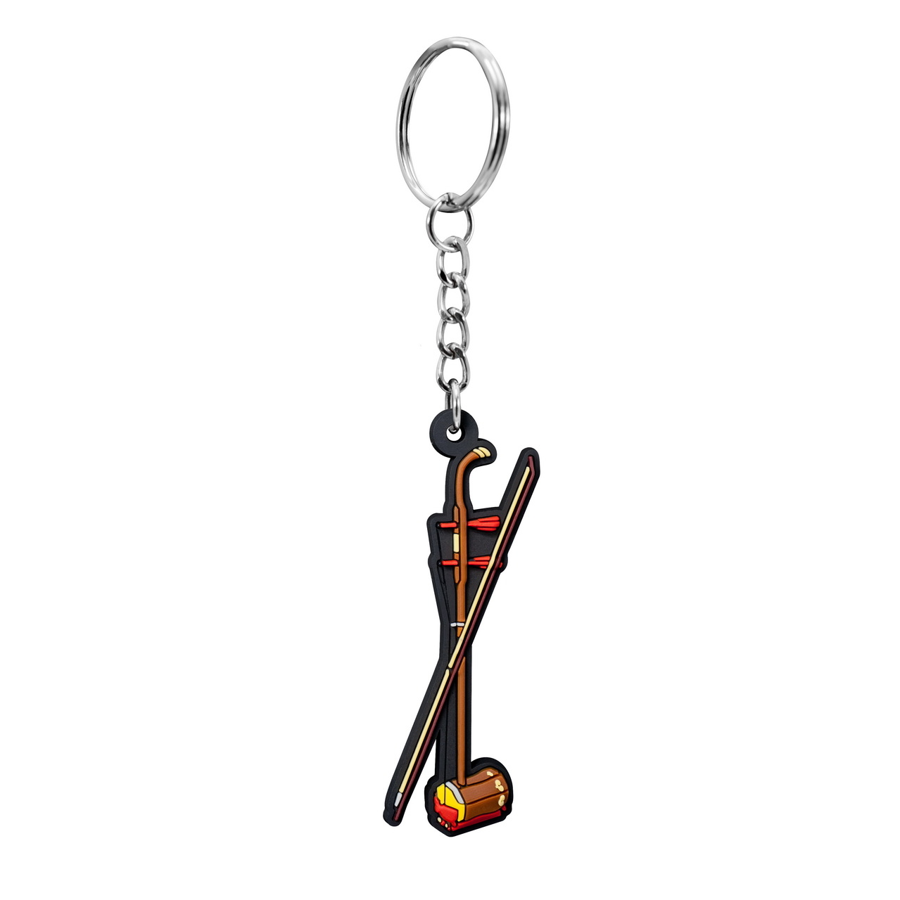 Erhu 2D Music Key Chain