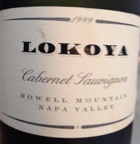 Lokoya Winery Howell Mountain Cabernet Sauvignon 1999