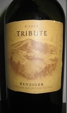 Benziger Family Winery Tribute Estate Red 2001
