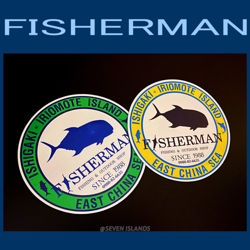 FISHERMAN STICKER A