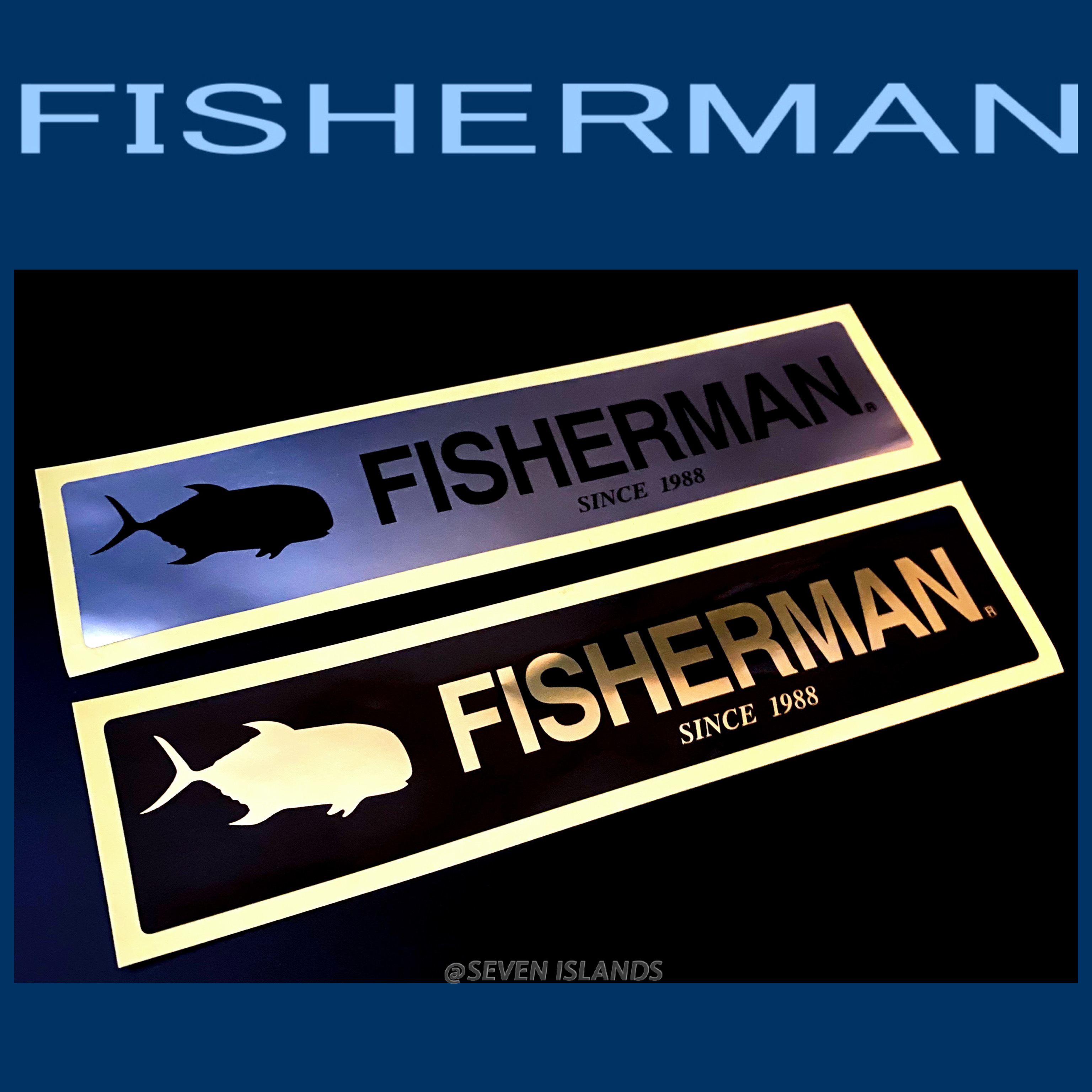 FISHERMAN STICKER G