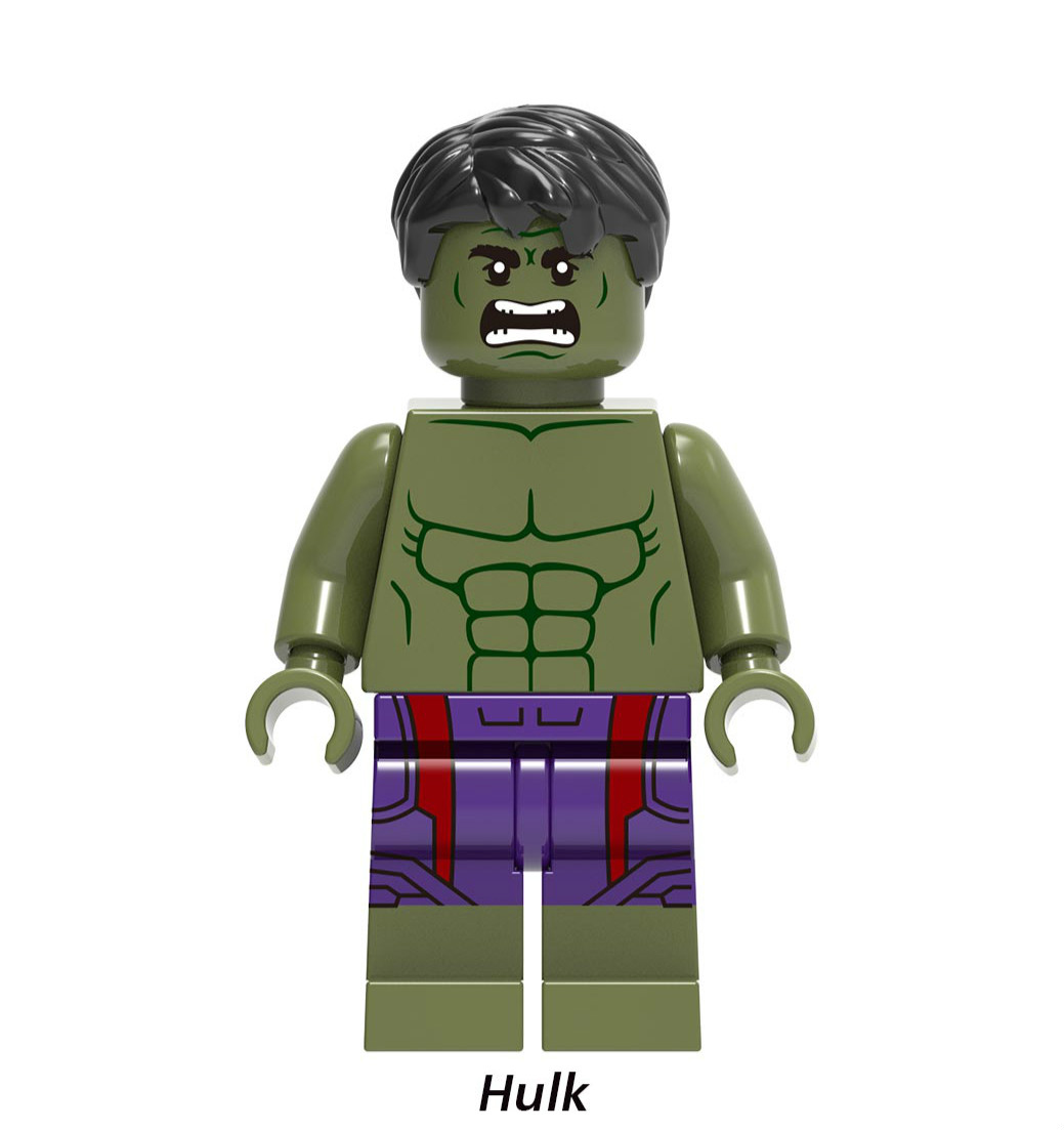 Hulk Avengers Minifigs Minifigures Fit Lego
