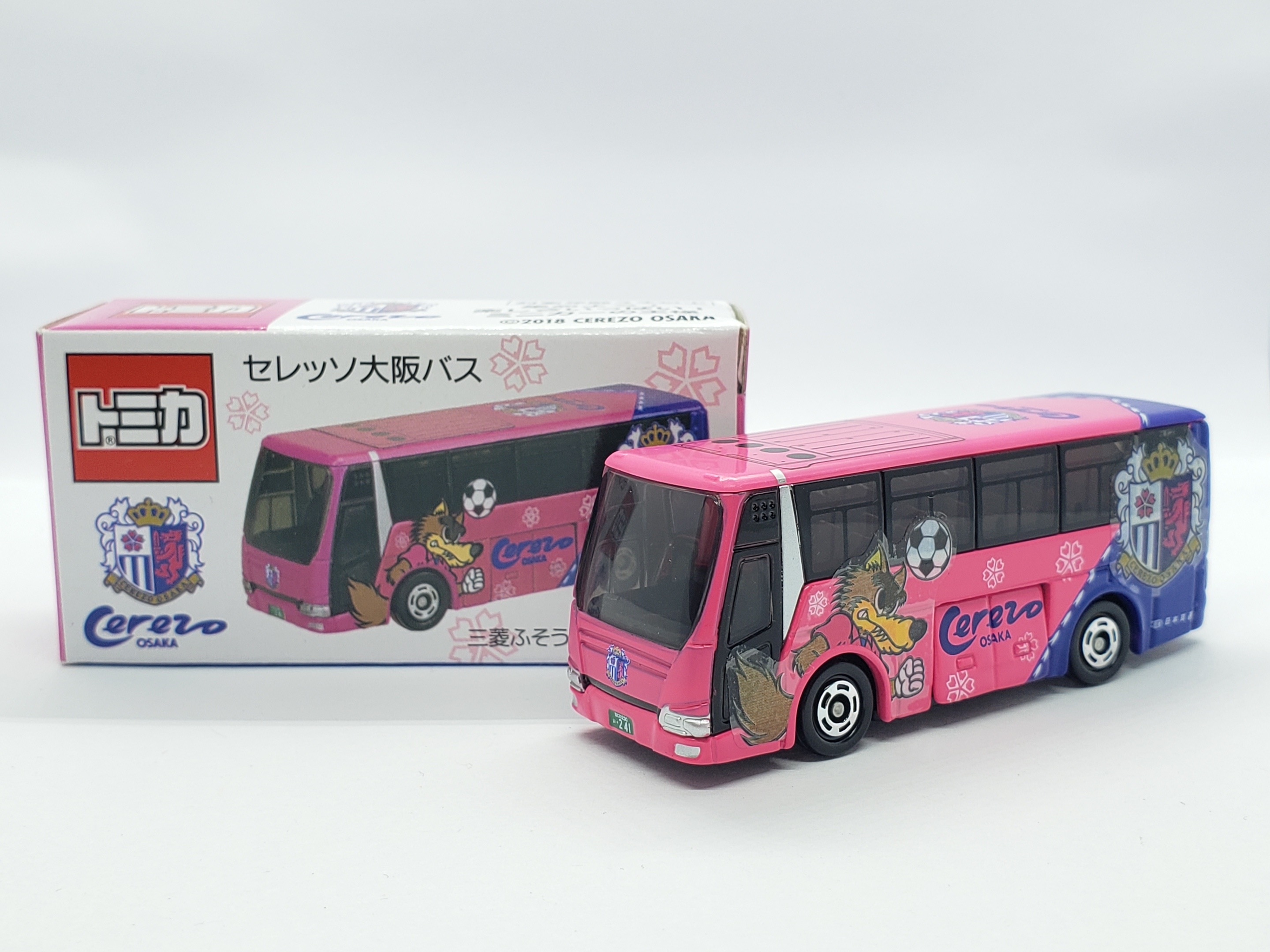 Tomica Cerezo Osaka Bus Mitsubishi Fuso Aero Queen 大阪樱花