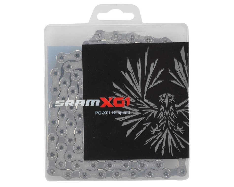 SRAM PC X01 Eagle Chain w/ PowerLock (Silver) (12 Speed