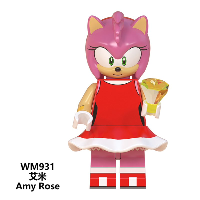 Amy Rose Sonic Custom Minifigures Minifigs