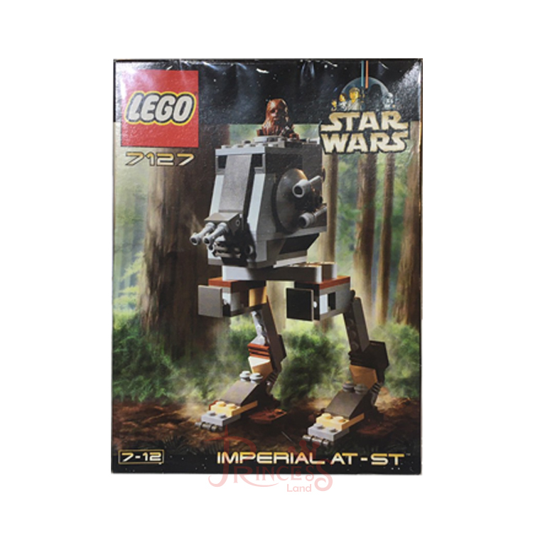 公主樂糕殿 LEGO 樂高 絕版 盒裝 全新 2001年 7127 星際大戰 帝國AT-ST 丘巴卡
