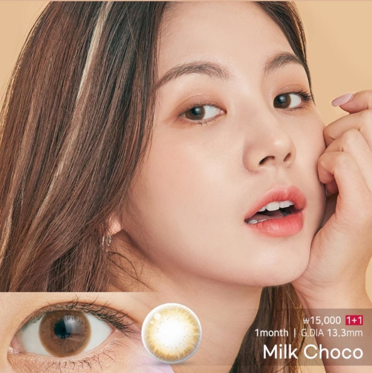 Lenstown Chocopong 1 Month Milk Choco 每月拋棄彩妝隱形眼鏡｜每盒2片